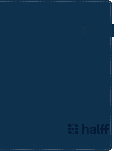 9" x 12" Navy Blue Padfolio Navy | Halff