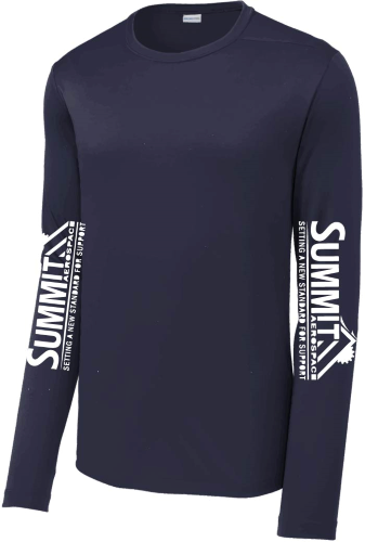 SUMMIT AEROSPACE Long Sleeve Tee True Navy | True Navy SUMMIT AEROSPACE ...