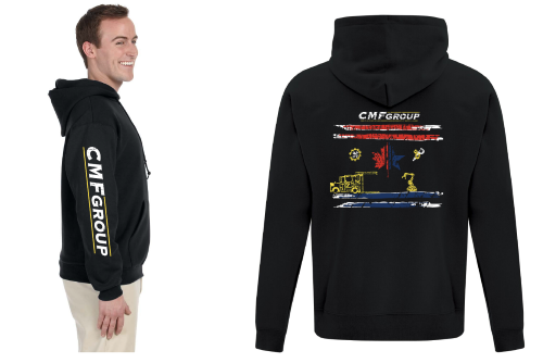 Pullover Hoodie - Left Sleeve & Full Back Logo Black | Black Pullover ...