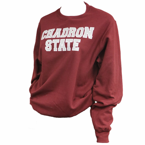 Fleece Crewneck Sweatshirt Maroon | Maroon Fleece Crewneck Sweatshirt