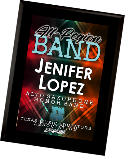 TMEA All Region Band Plaque [As Shown] | [As Shown] TMEA All Region ...