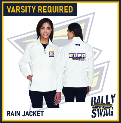 VARSITY REQUIRED - Rain Jacket WHITE | ELCO Colors VARSITY REQUIRED ...
