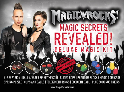 Illusionist Leon Etienne’s Deluxe Magic Kit (Beginner) Black | Black ...