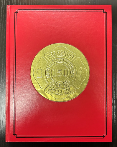 Utica Fire Department Book Red | Red Utica Fire Department Book