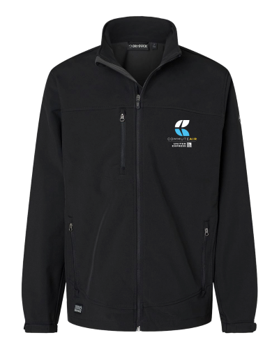 Motion Soft Shell Jacket Black - Color Logo | Black Motion Soft Shell ...
