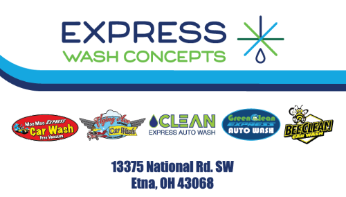 Express Wash Concepts Business Card - Soft Touch + Rounded Corners 4 ...