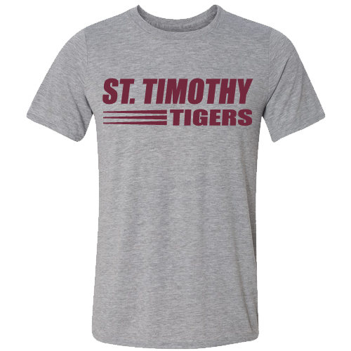 St Timothy Cotton Feel Gym Shirt Sport Grey | Sport Grey St Timothy Gym ...