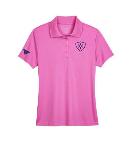 Origin Ladies Performance Piqué Polo- Asset Protection CHARITY PINK ...