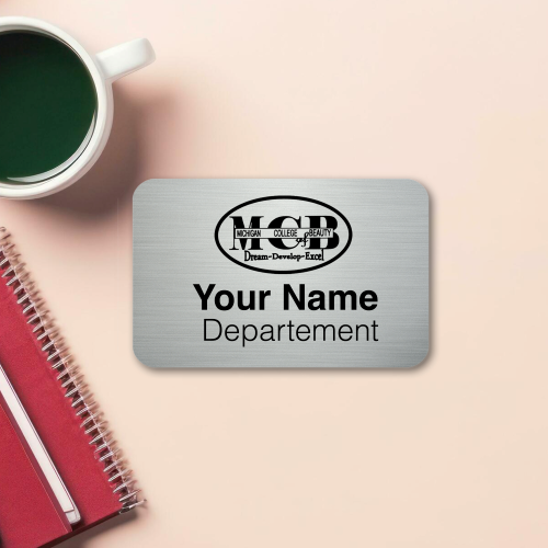 MCB Name Tag Silver | Silver MCB Name Tag
