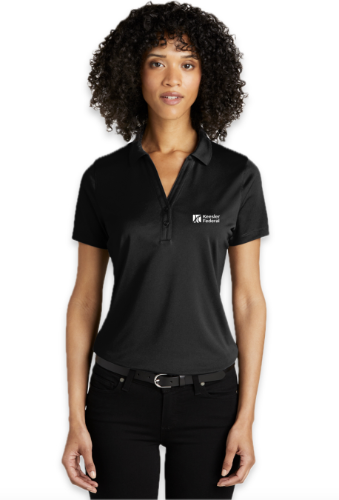 Ladies Performance Polo Black | Black Ladies Performance Polo