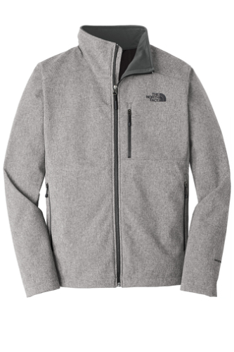 The NorthFace Barrier Softshell Jacket Heather Grey | Flex N Gate