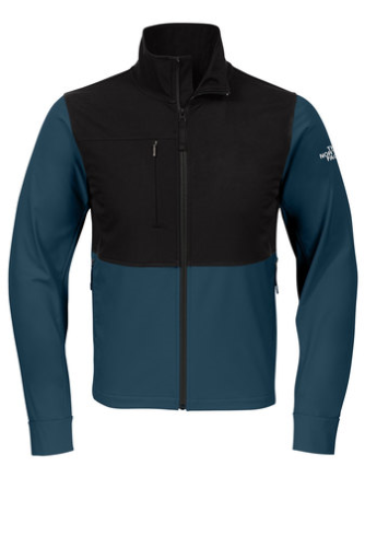 The NorthFace Castle Rock Softshell Jacket Blue Wing | Flex N Gate