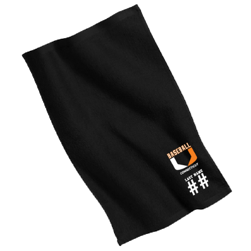 Rally Towel Black | Black Rally Towel