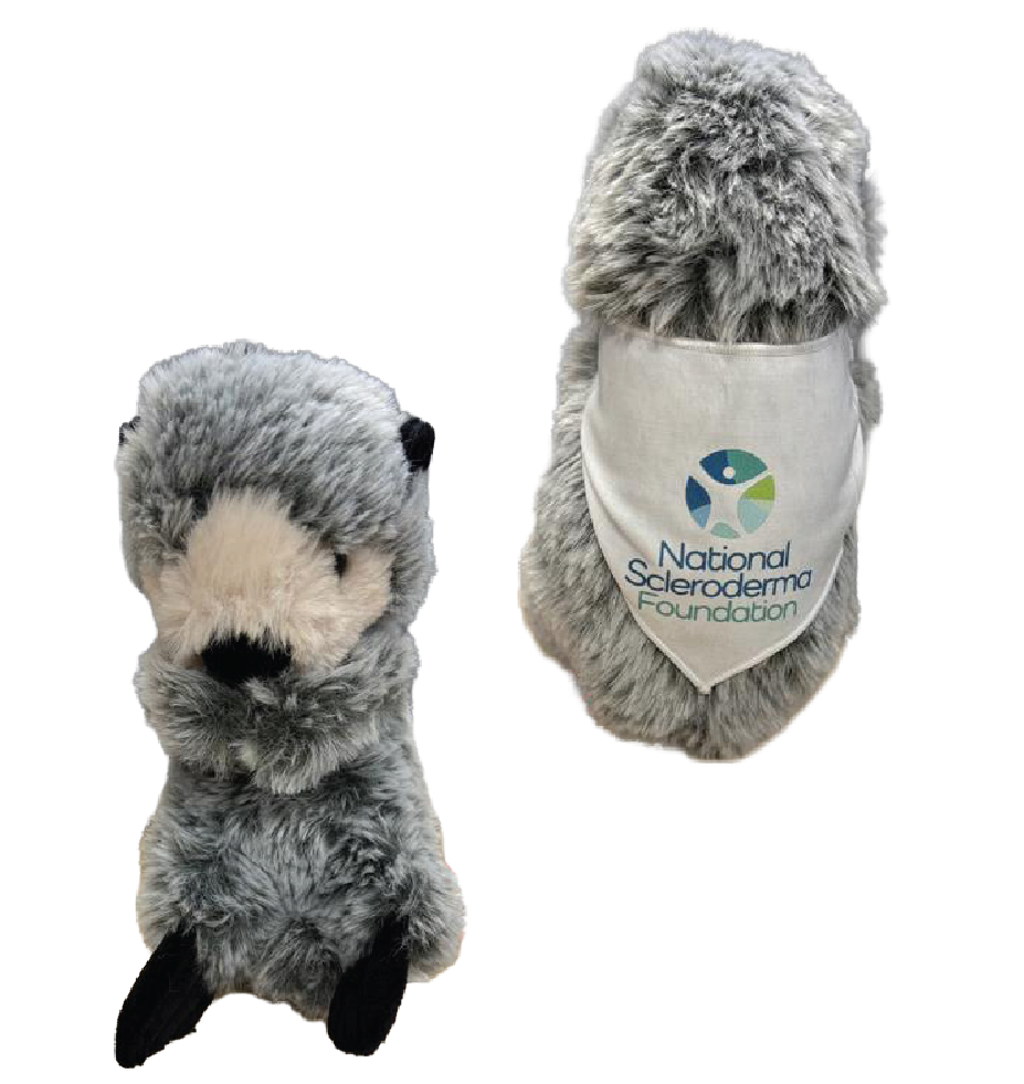 National Scleroderma Foundation Baby Otter with Bandana White ...