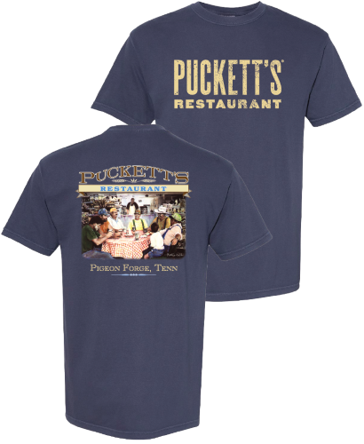 Puckett's Pigeon Forge FOH Shirt - UNIFORM Navy | Navy Puckett's Pigeon ...