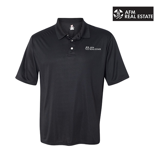 AFXNC - Hanes Men’s Cool Dri with Fresh IQ Polo - 4800 Black | Black ...