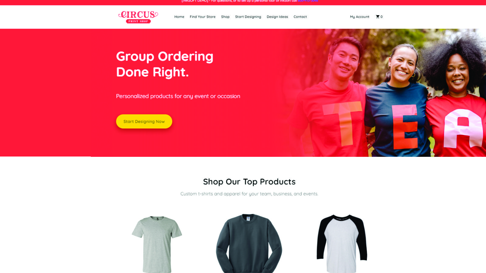InkSoft Demo | The All-in-One E-Commerce Platform for Print, Promo, and ...