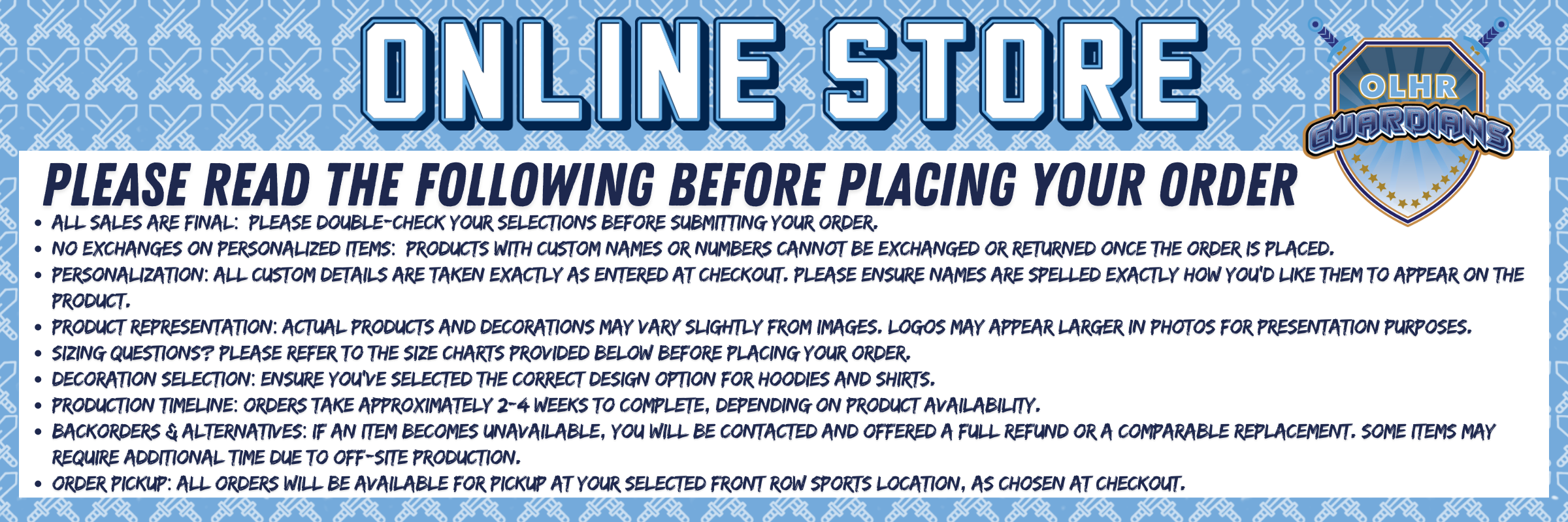 Our Lady of Holy Rosary School Spiritwear Store 2025!