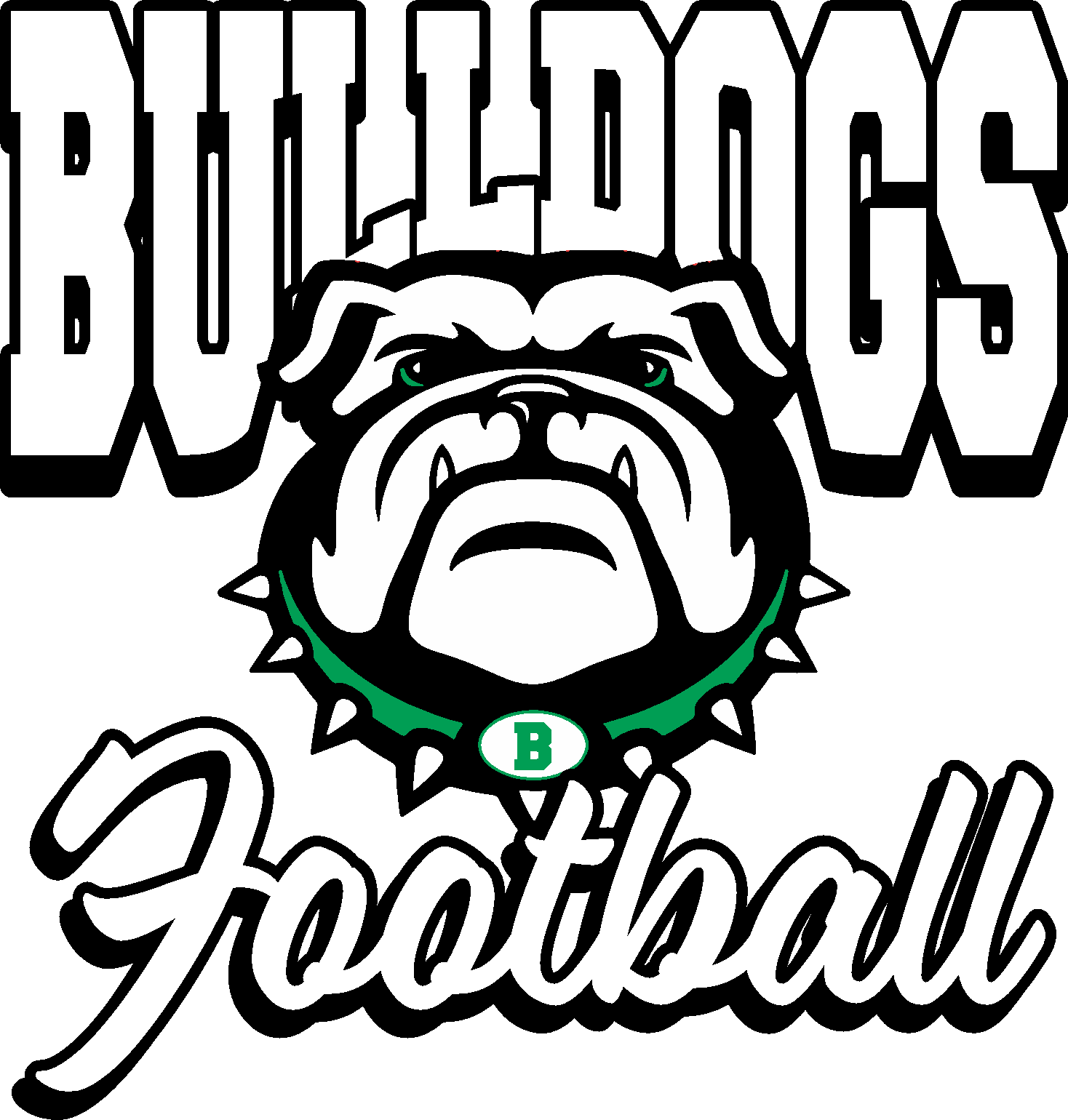Bulldog Football Logo