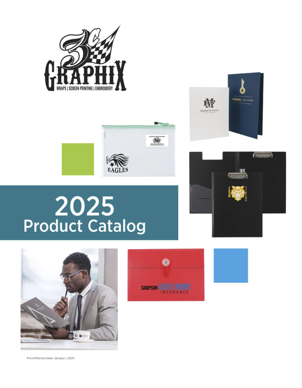 3C Graphix offers embroidery, screen print, signs, vinyl, promotional ...