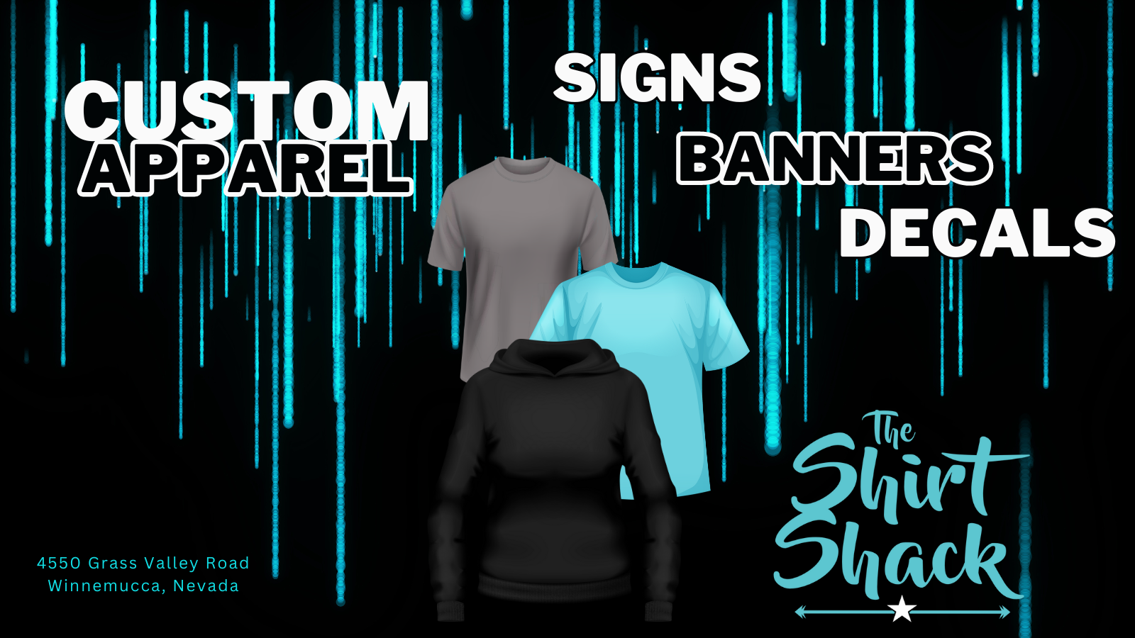 Gift Shop with Custom Apparel & Signs