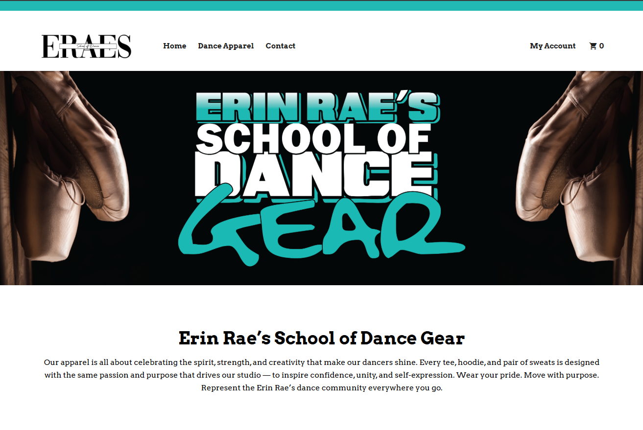 Erin Rae’s School of Dance Apparel & Team Gear