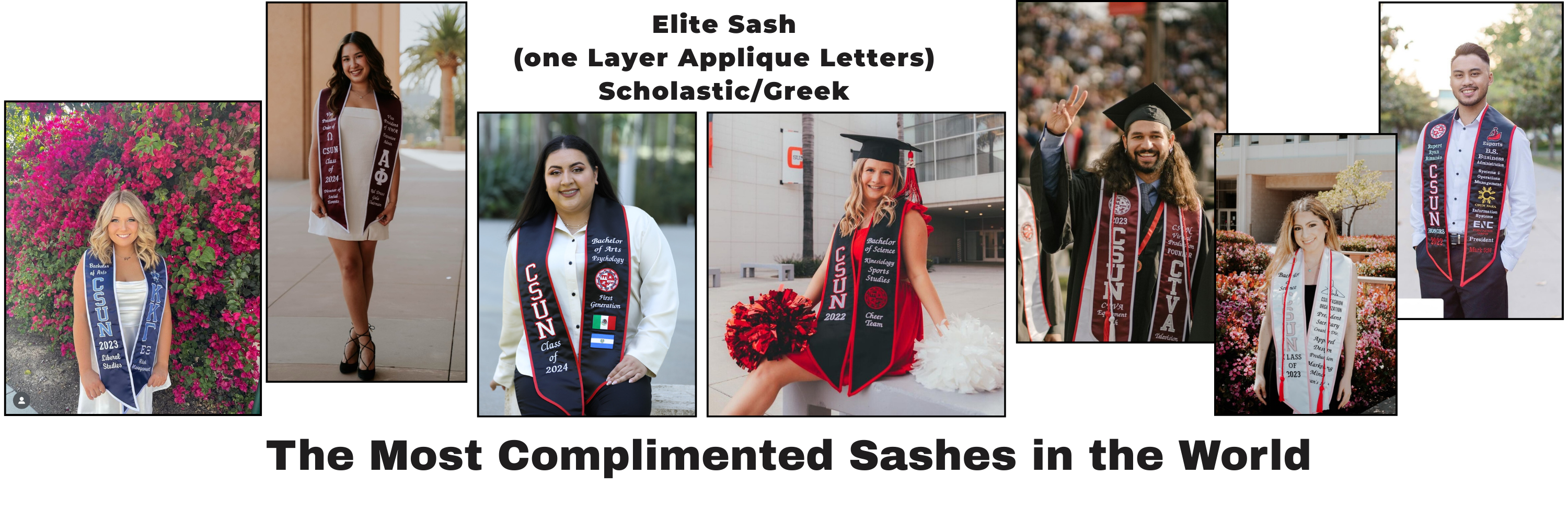 Custom Graduation Sashes | Made in USA | The Grad Store