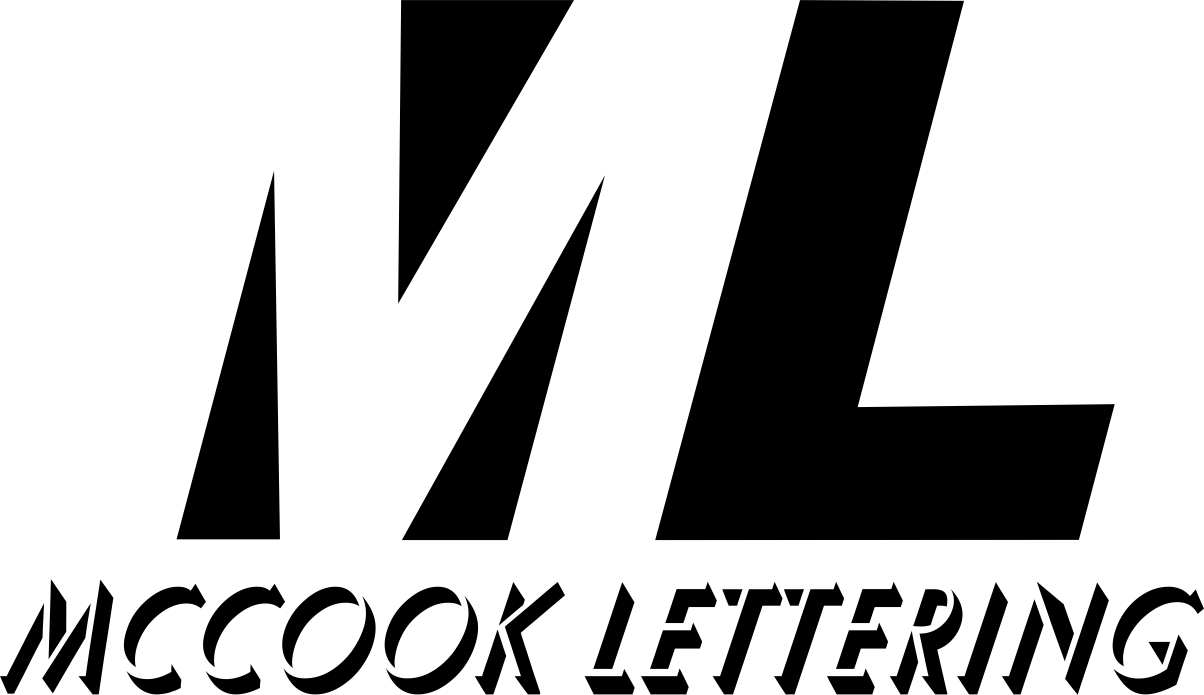 McCOOK LETTERING