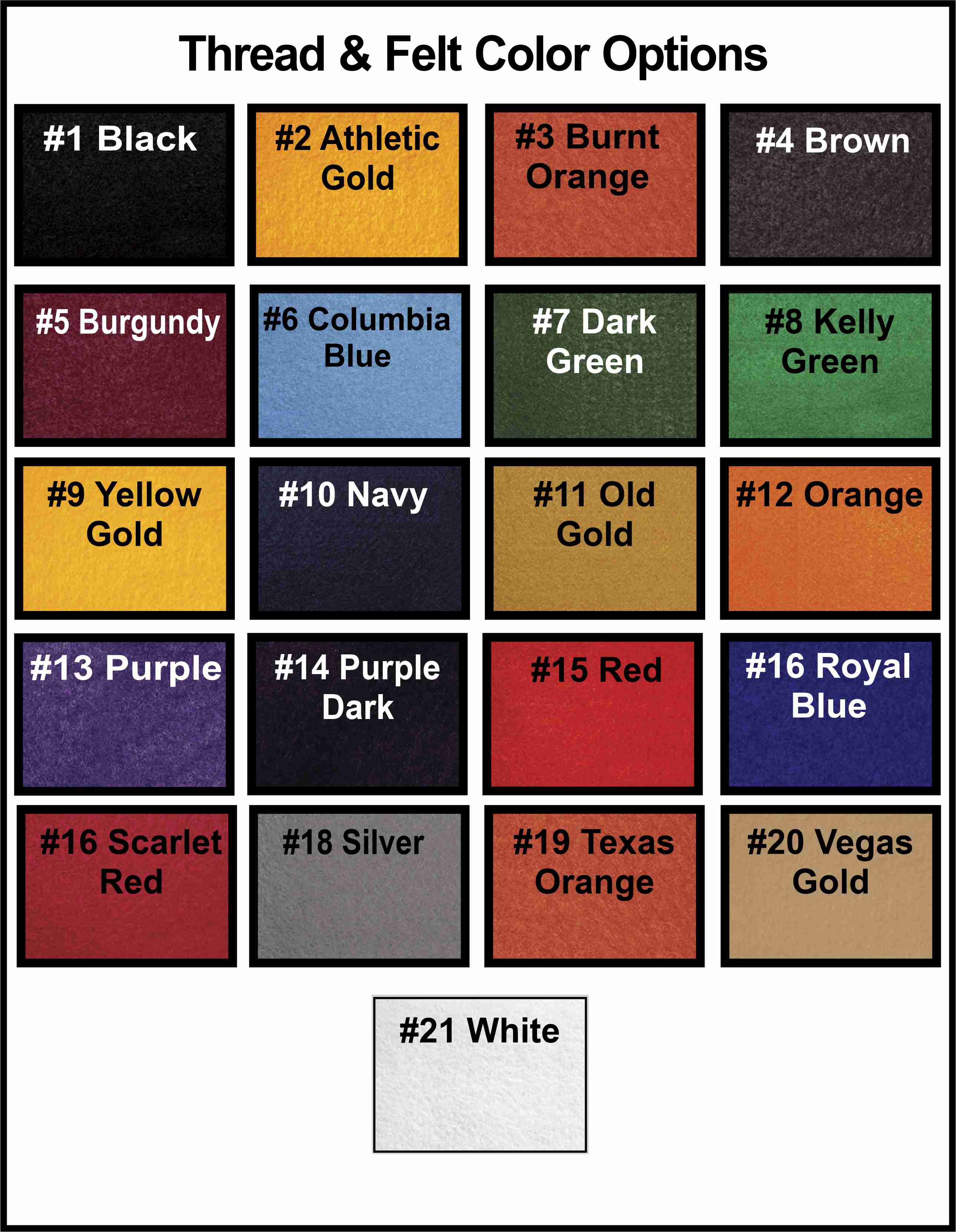 Ashley's Letter Jacket Patches - Swiss Inserts